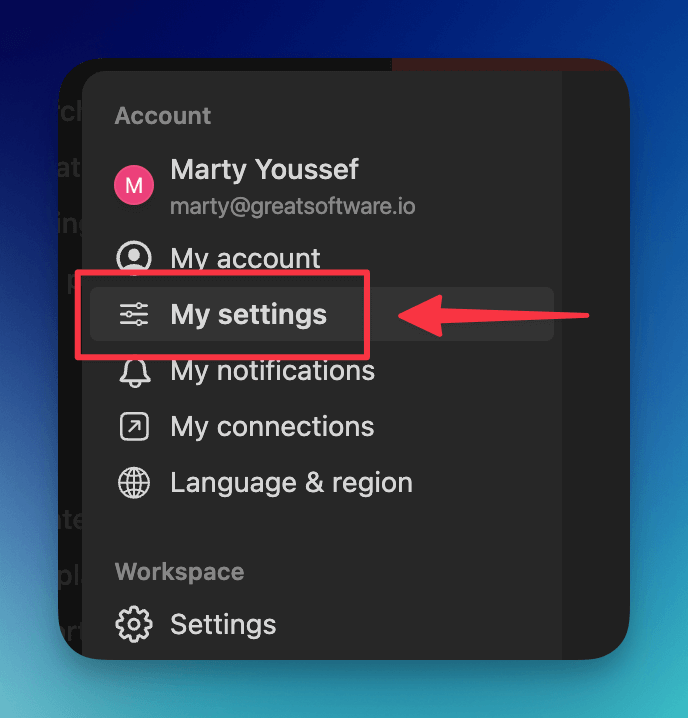 How to Make Notion Dark Mode